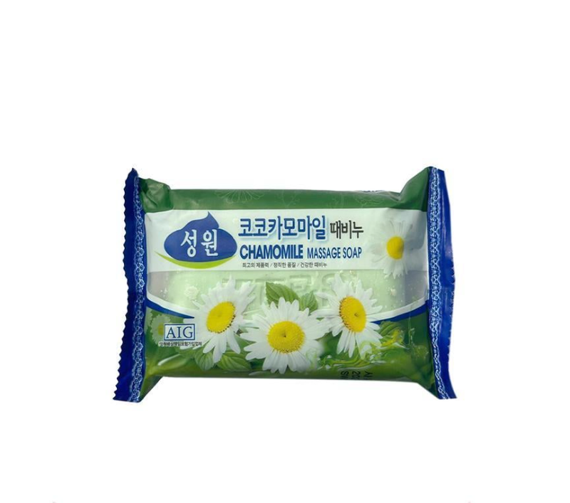 Sungwon Cosmetics Chamomile Massage Soap 150g - Elegance